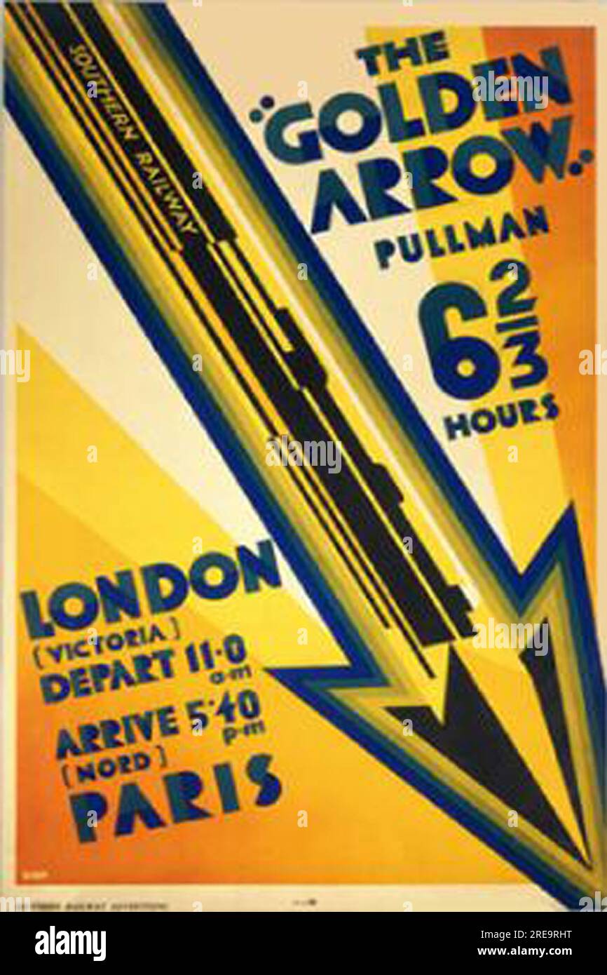 vintage reproduction railway travel posters Stock Photo - Alamy