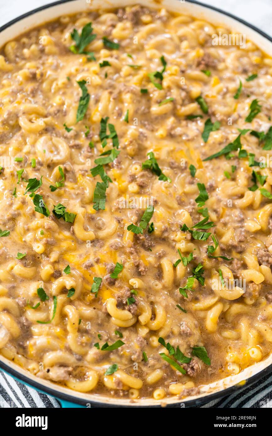 Beef pasta helper hi-res stock photography and images - Alamy