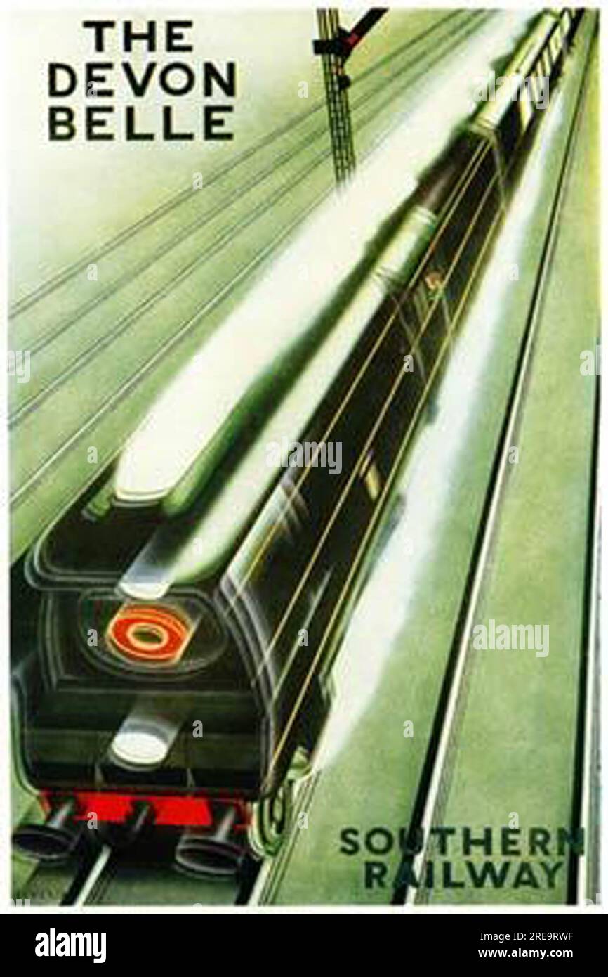 Classic train travel destination posters hi-res stock photography and ...