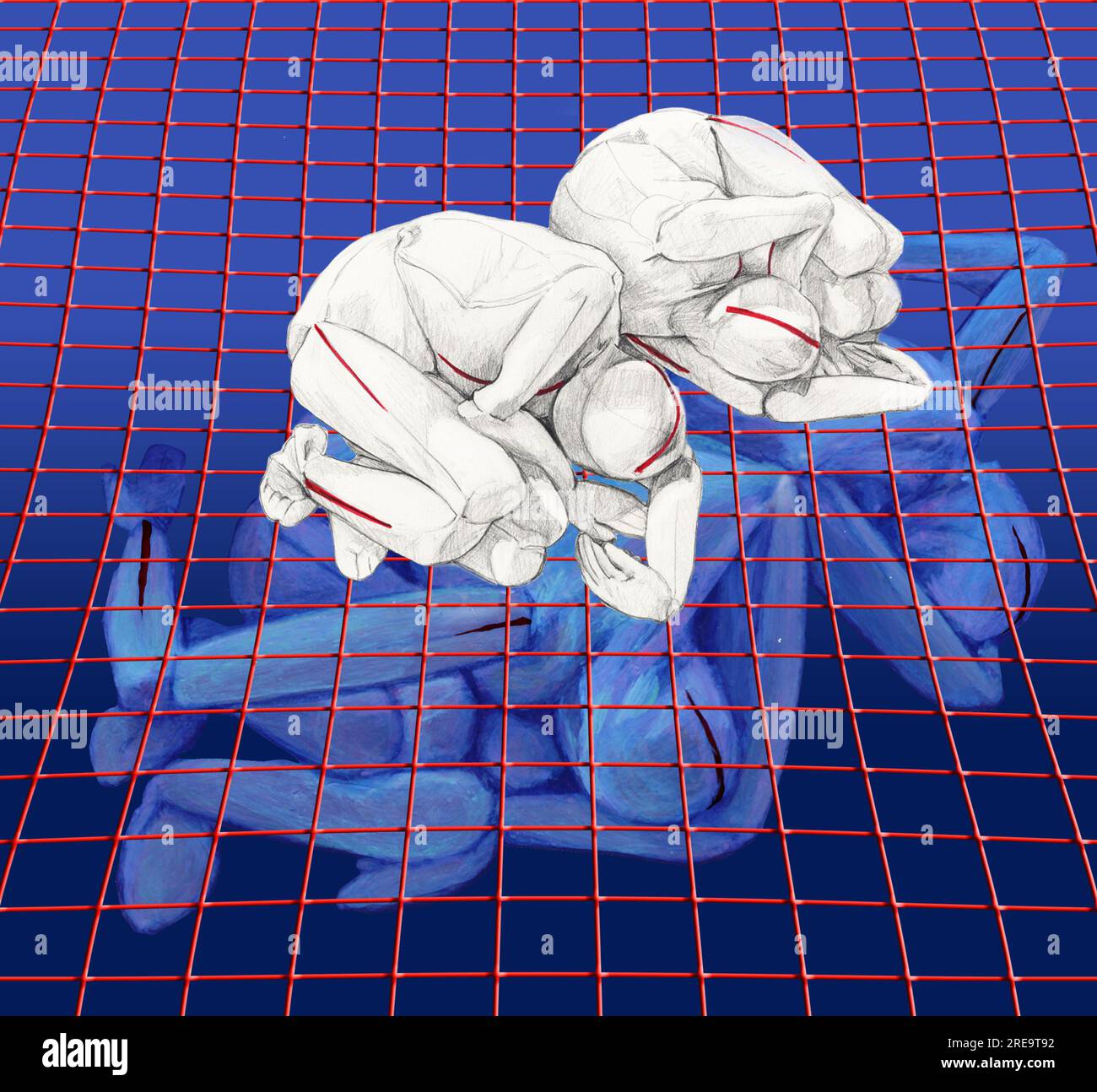 Dreaming Double Life Stock Photo - Alamy