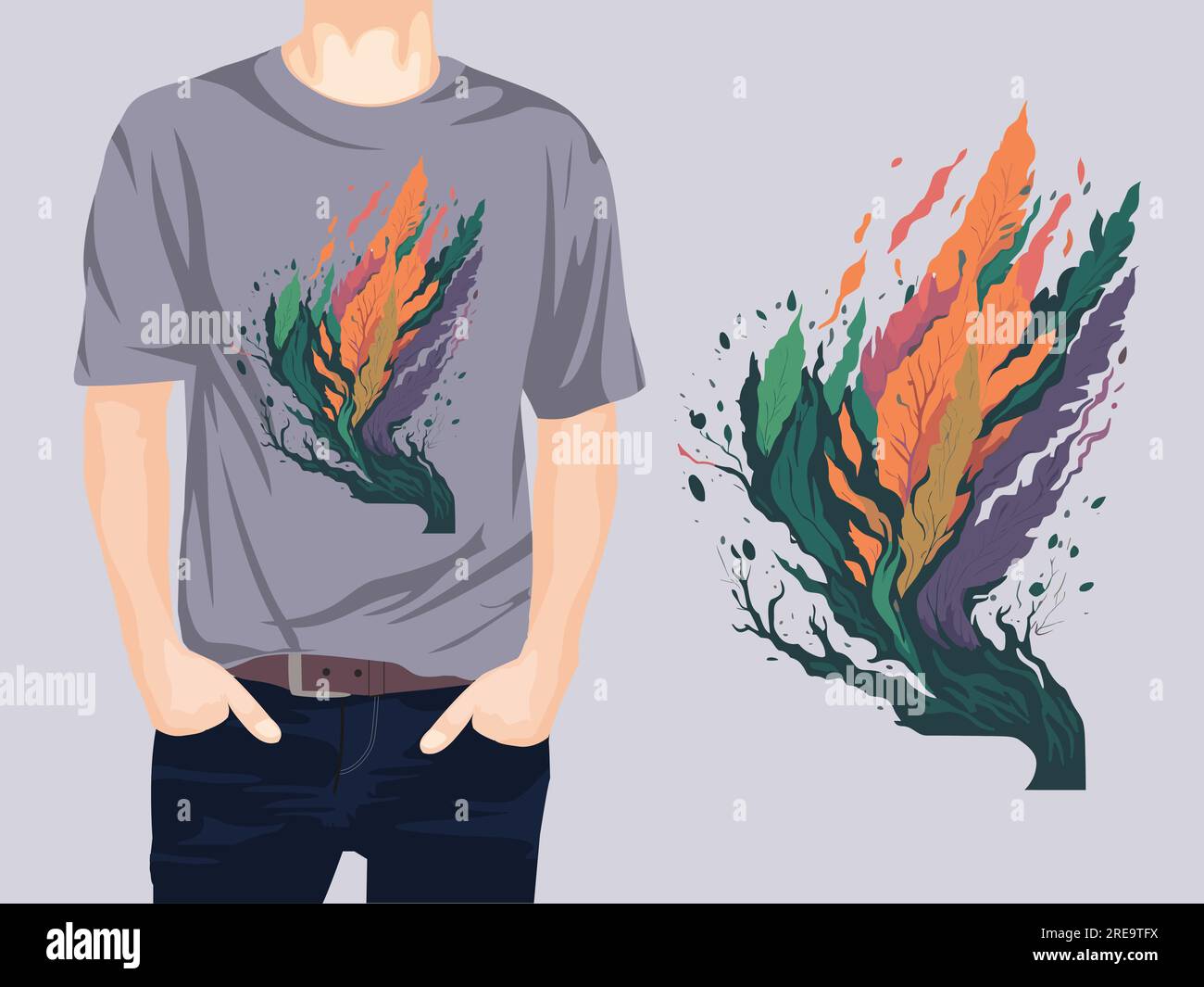 Vibrant environment Stock Vector Images - Alamy