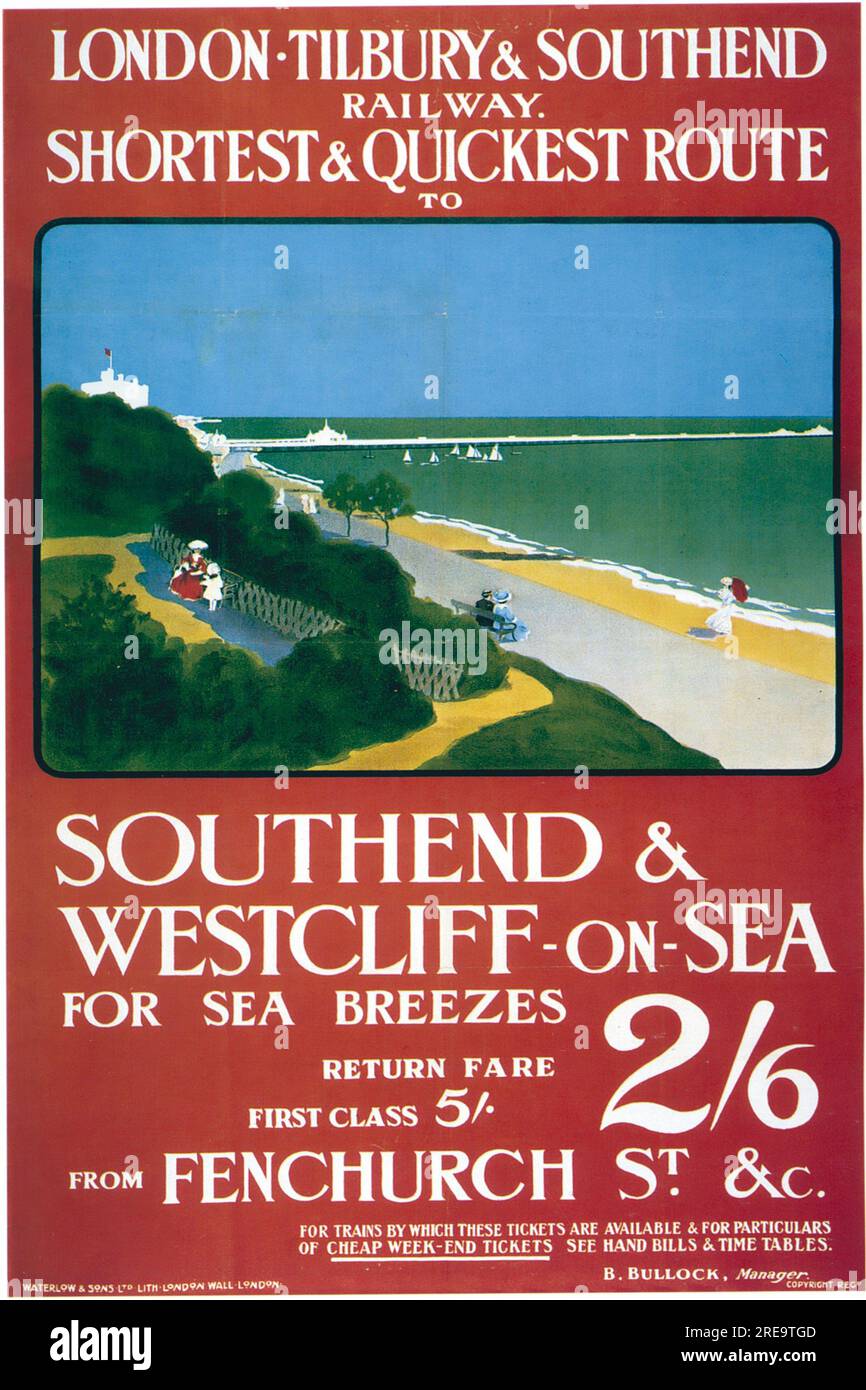 Classic train travel destination posters hi-res stock photography and ...