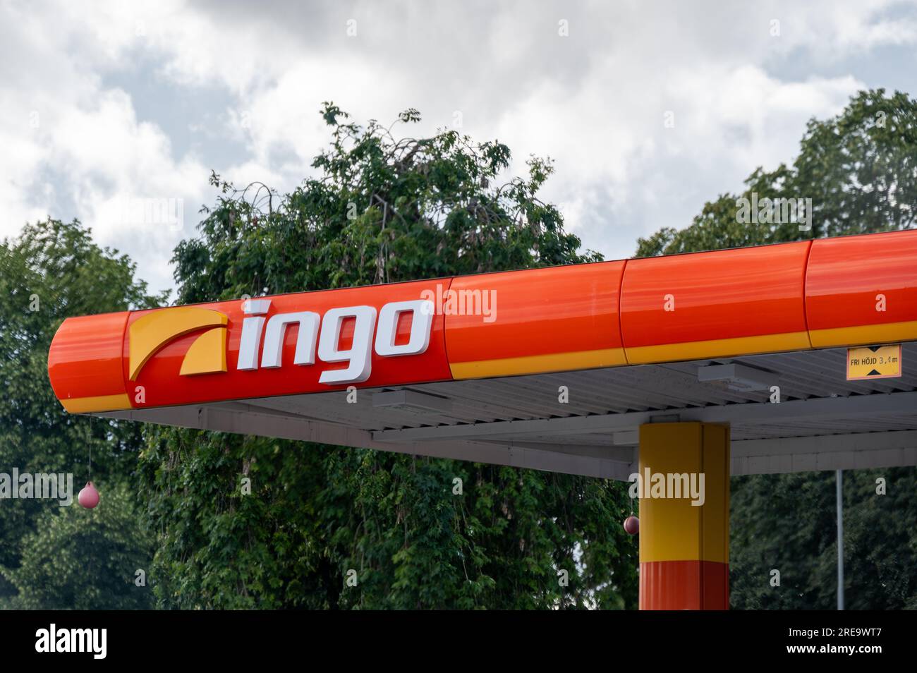 Lund, Sweden - July 15, 2023: The logo of Ingo car gas company Stock ...