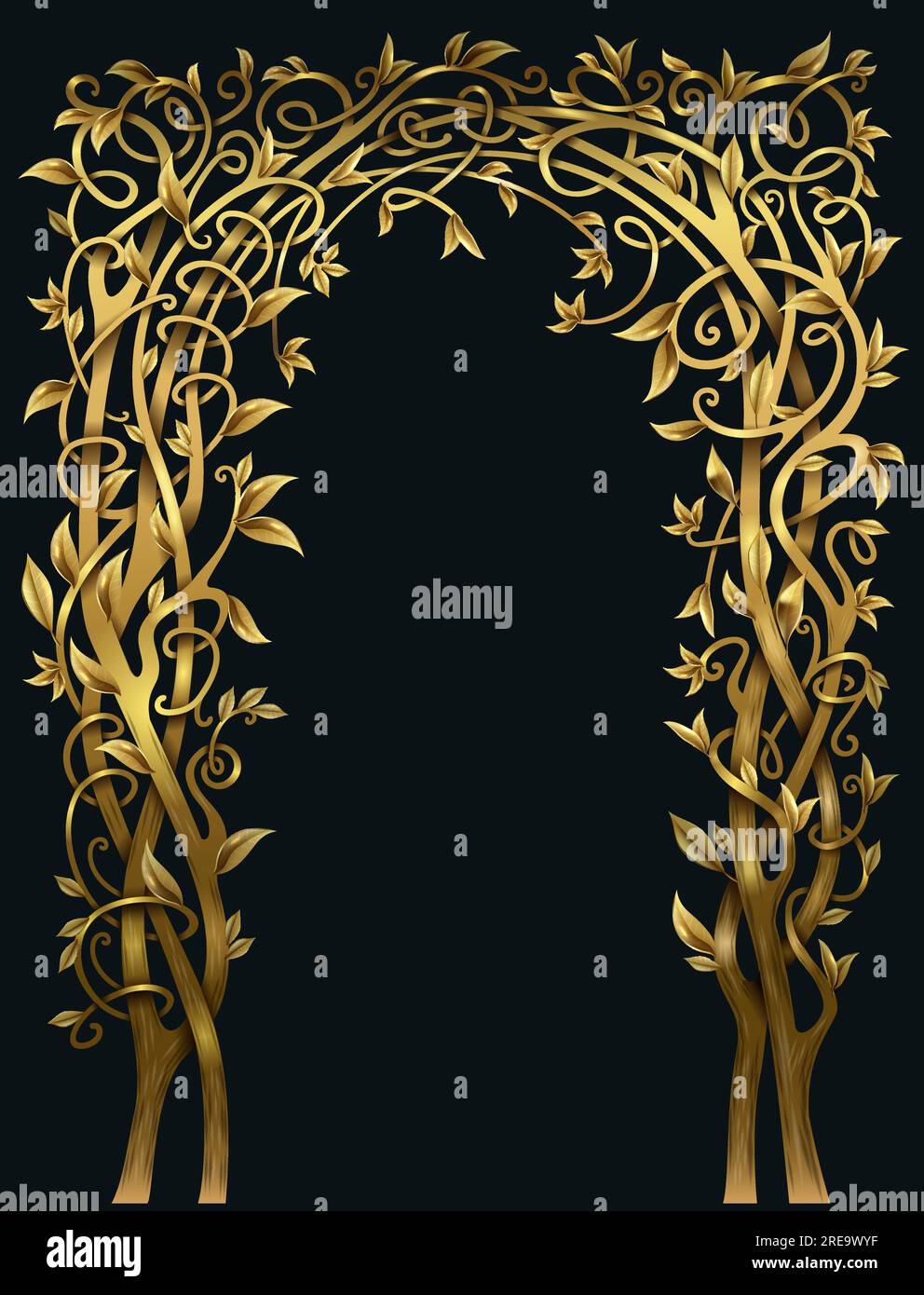 Forged arch Stock Vector Images - Alamy