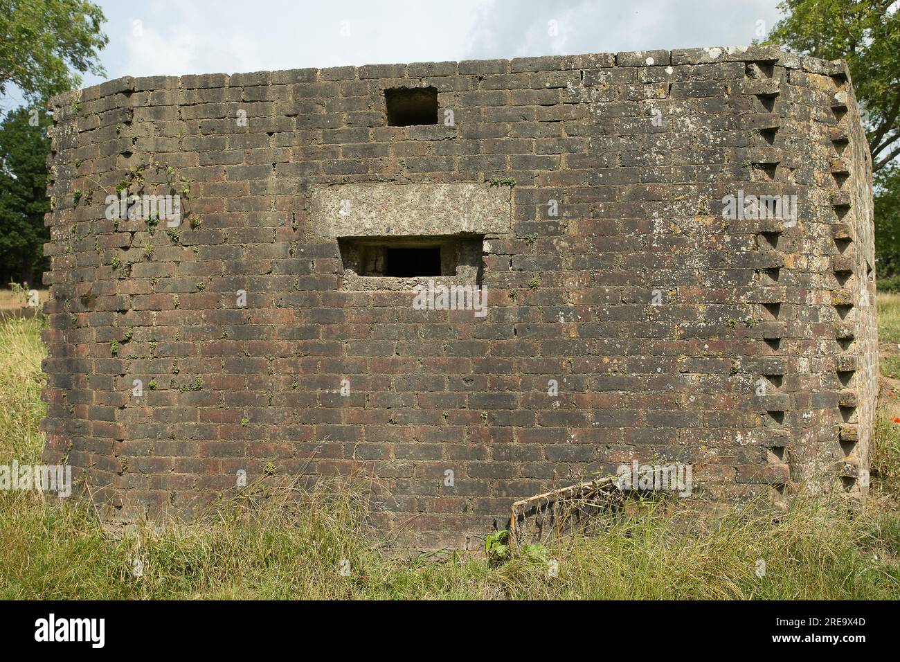 pillbox Bodiam Kent UK Stock Photo - Alamy