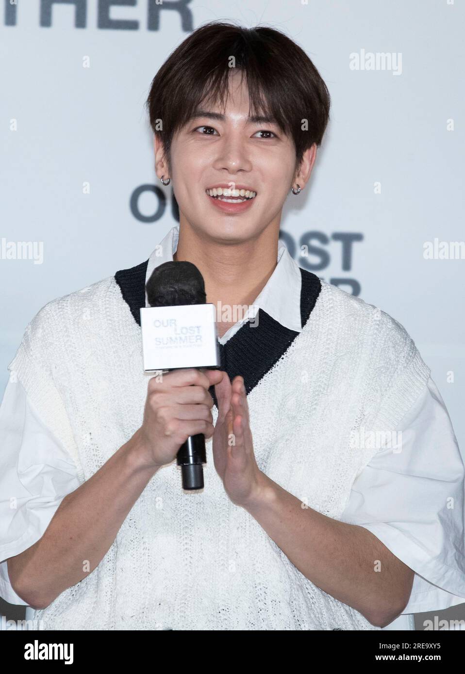 Seoul South Korea 26th July 2023 South Korean Singer Taehyun Kang