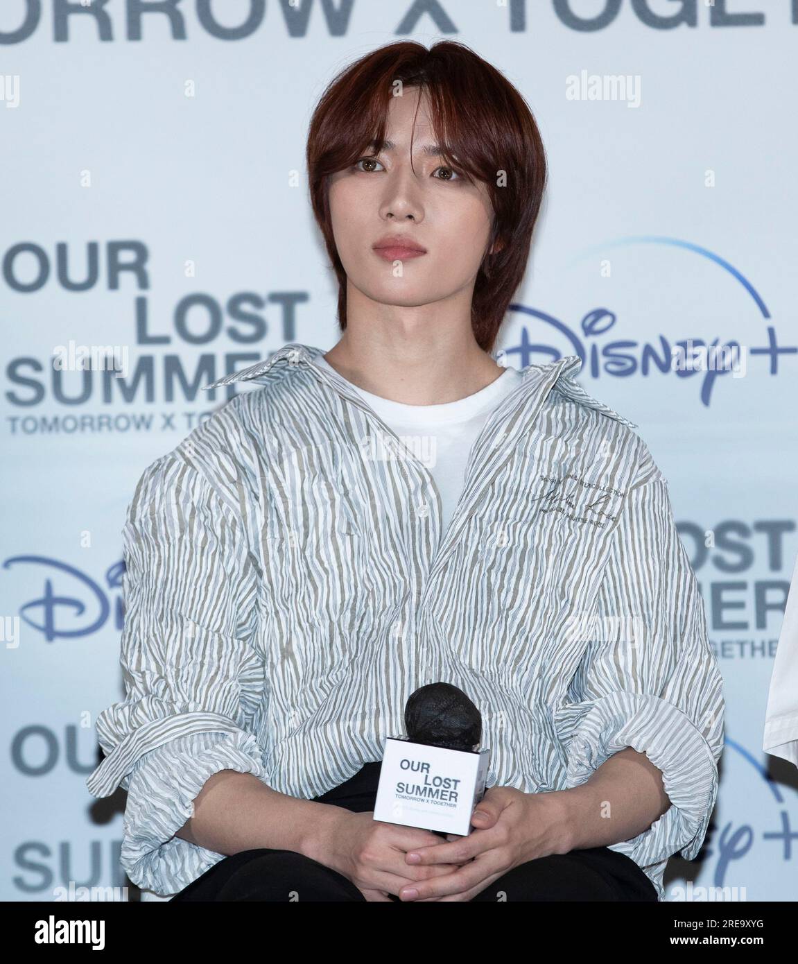 Seoul, South Korea. 26th July, 2023. South Korean singer Beomgyu (Choi ...