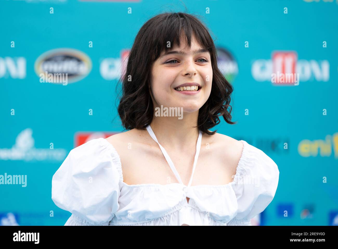 Giffoni Valle Piana, Salerno, Italy. 26th July, 2023. Italian actress ...