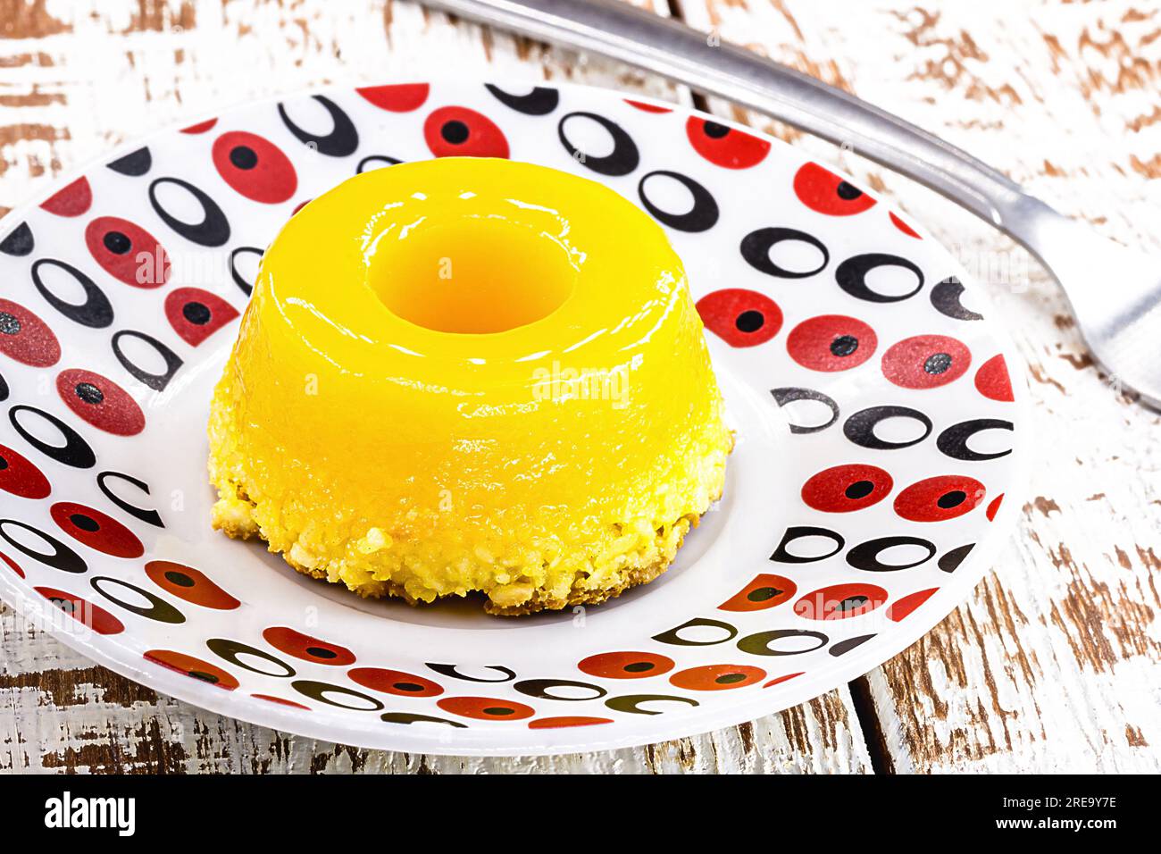 Egg yolk candy, called Quindim in Brazil and Brisas do Liz in Portugal ...