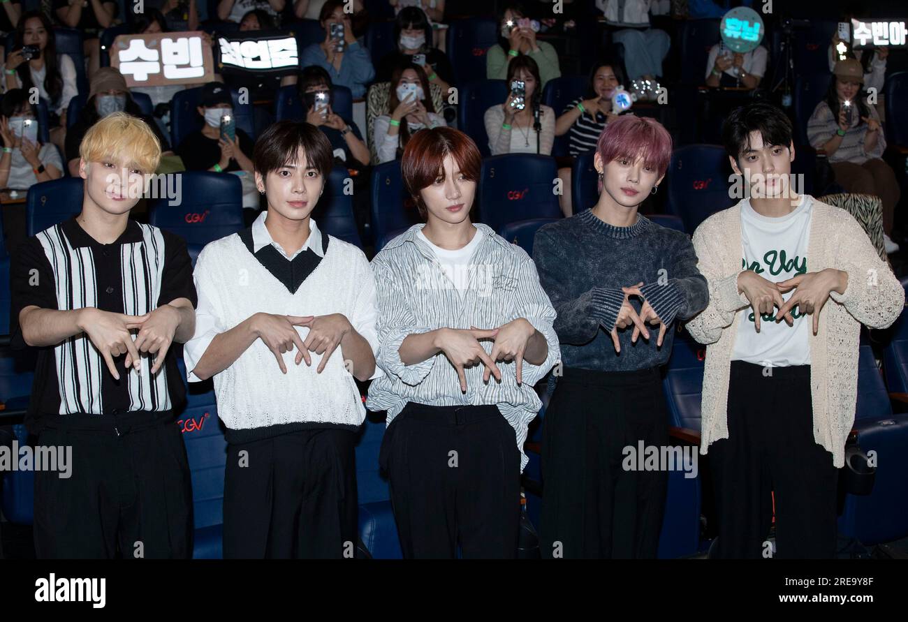 Seoul, South Korea. 26th July, 2023. (L to R) South Korean-American ...