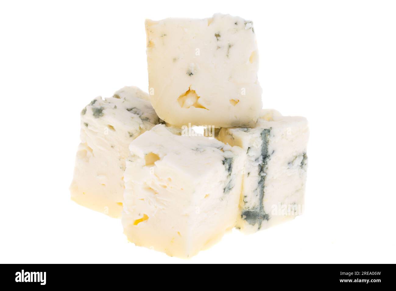 blue cheese isolated on white background Stock Photo - Alamy