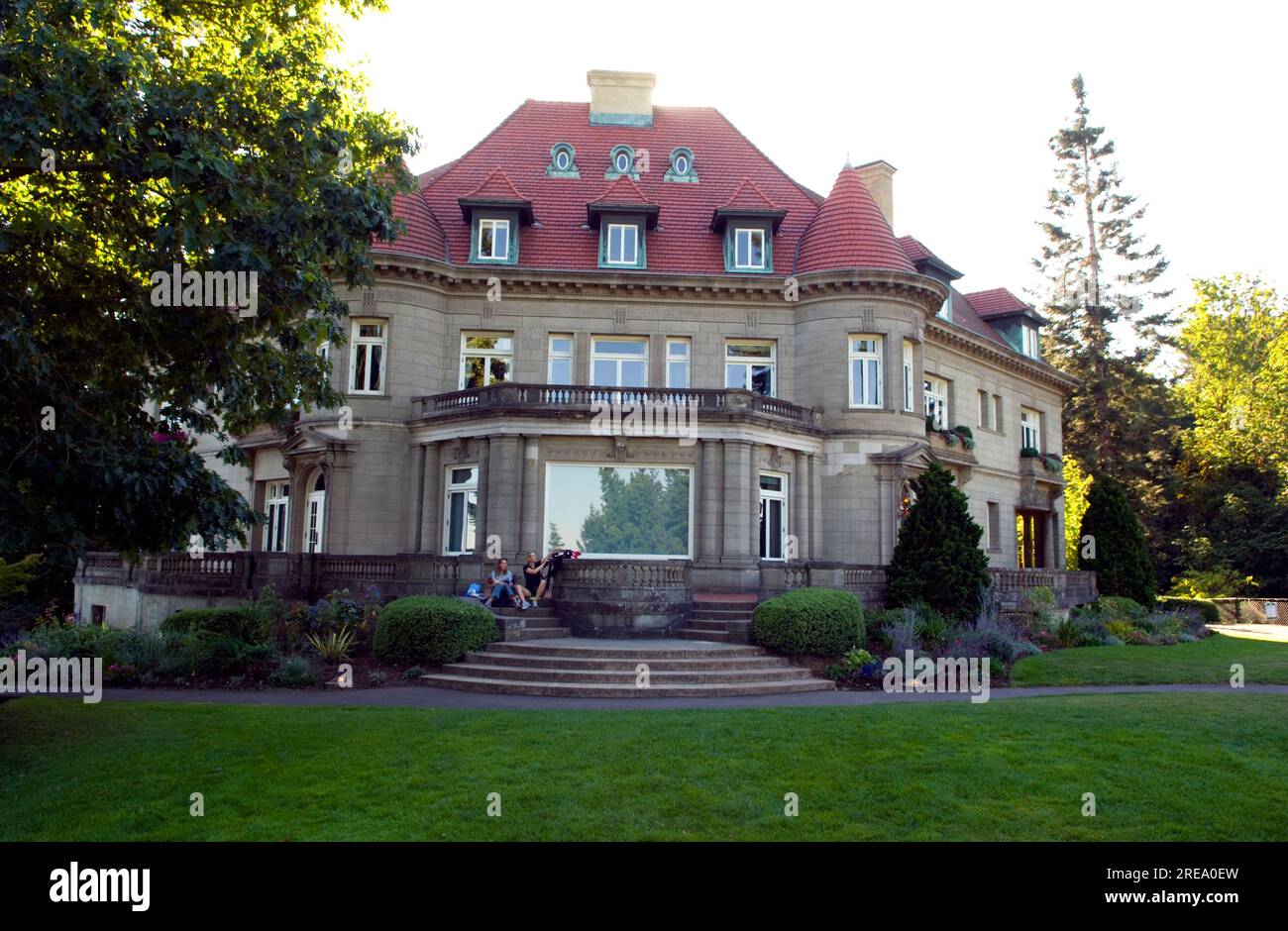The Pittock Mansion, built in 1914 is a historical home turned museum ...