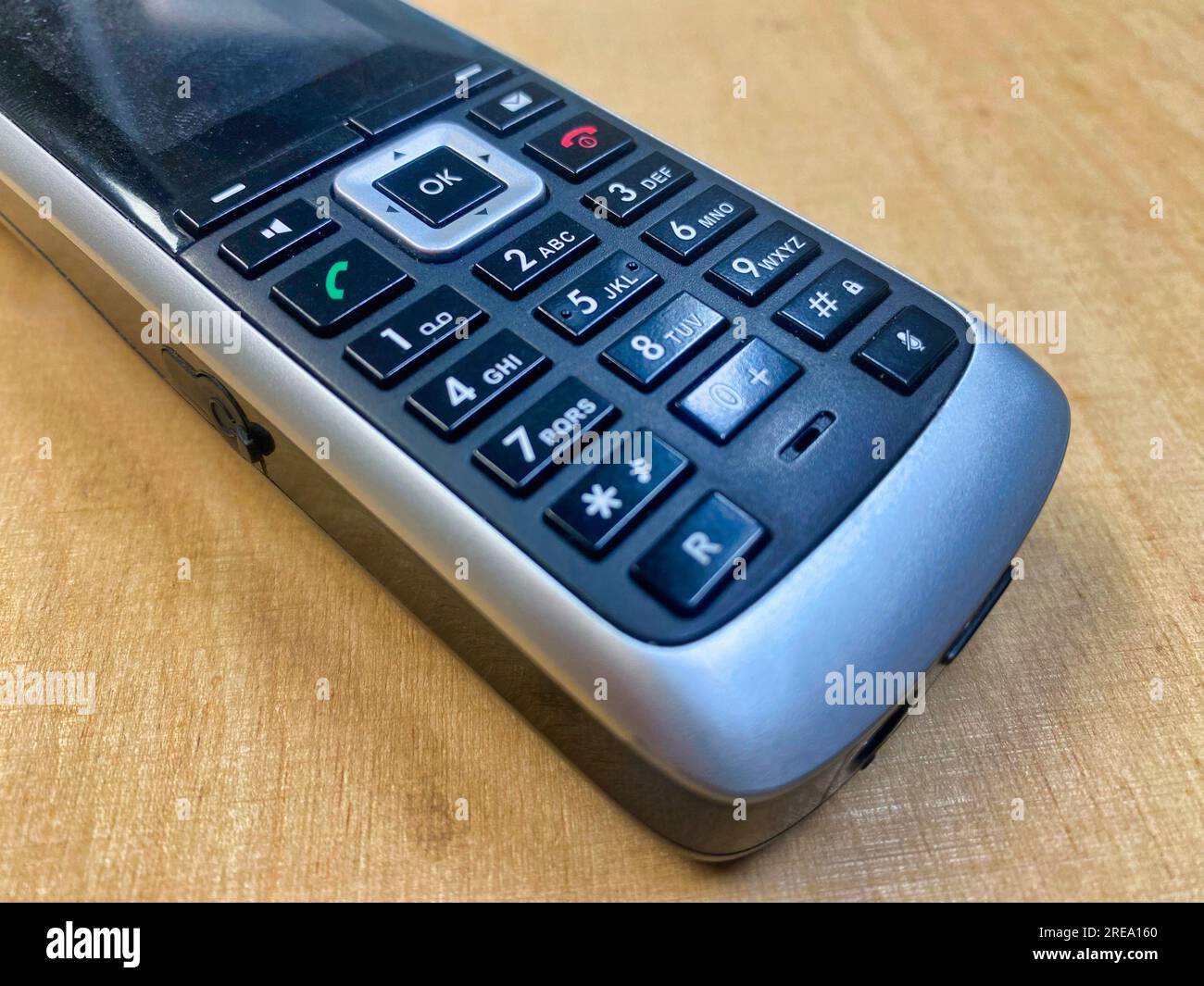 Wall telephone with desk hi-res stock photography and images - Alamy