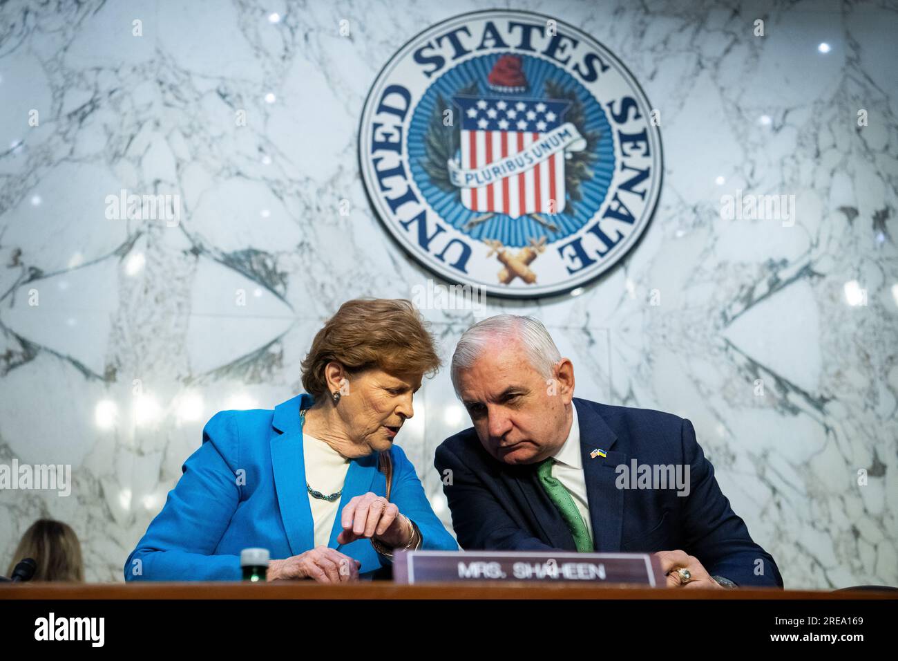 Washington, USA. 26th July, 2023. Senator Senator Jack Reed (D-R.I ...