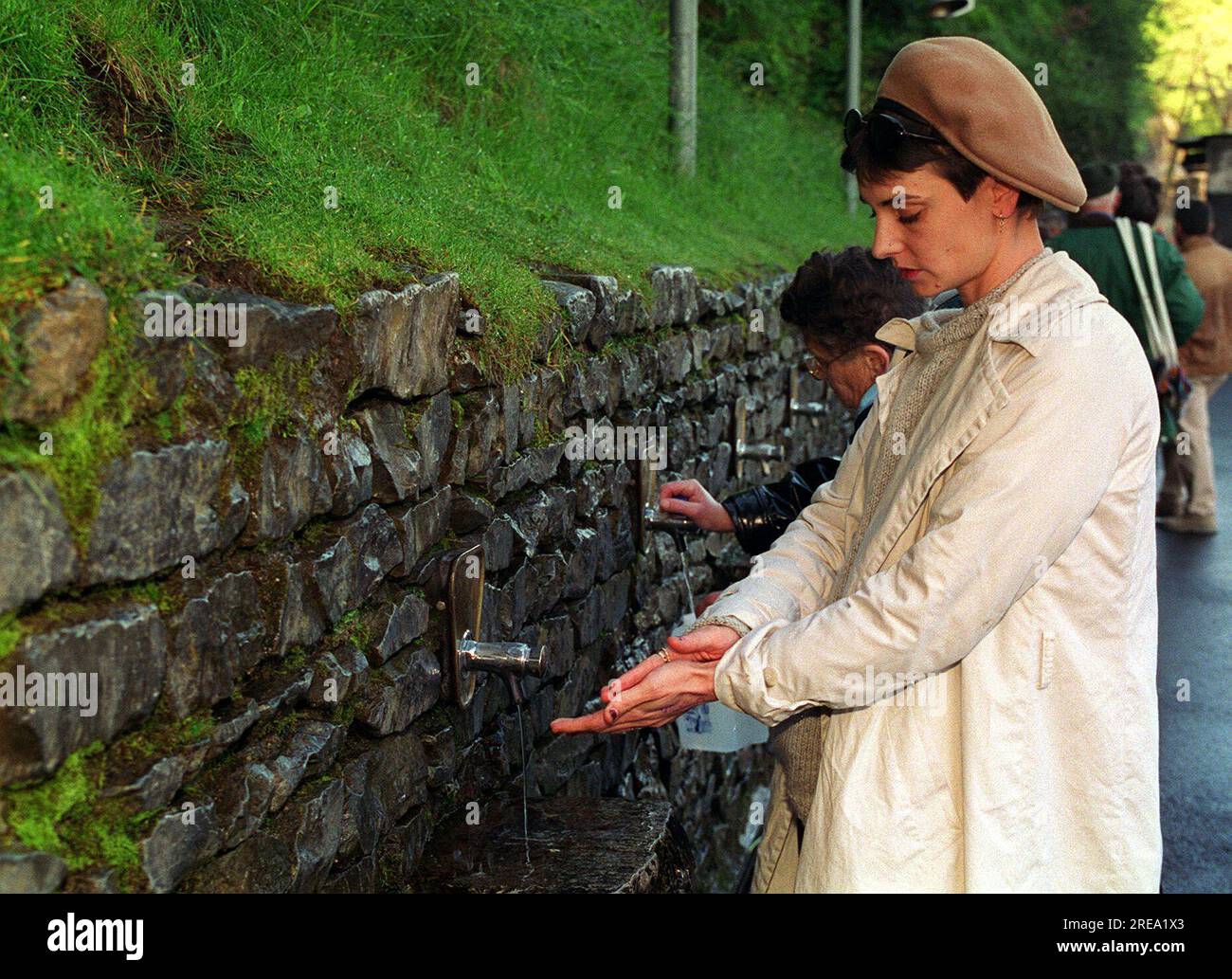 File photo dated 21/4/1999 of Irish singer Sinead O'Connor at Lourdes ...