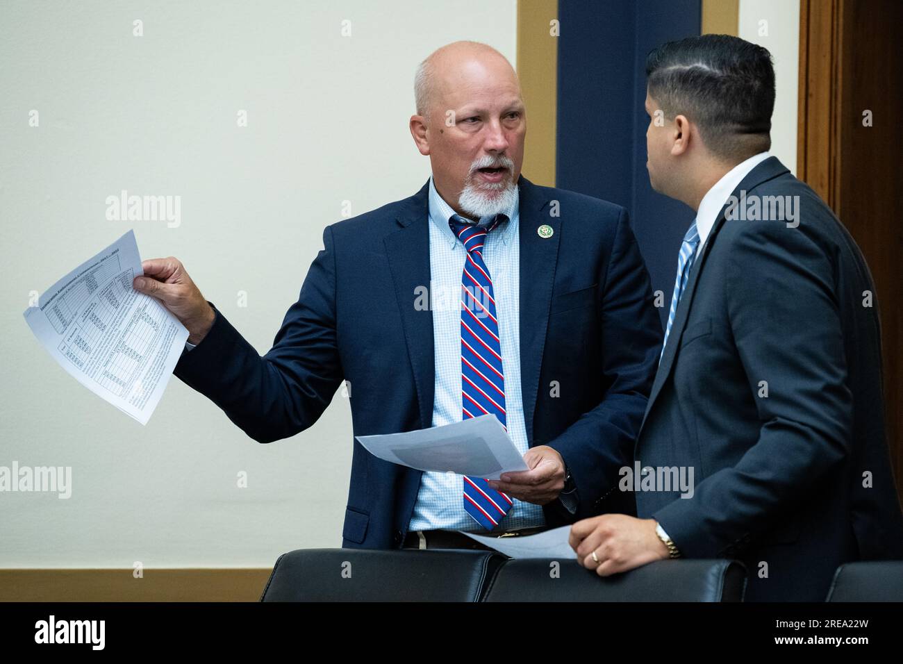 Washington, USA. 26th July, 2023. Representative Chip Roy (R-TX) speaks ...