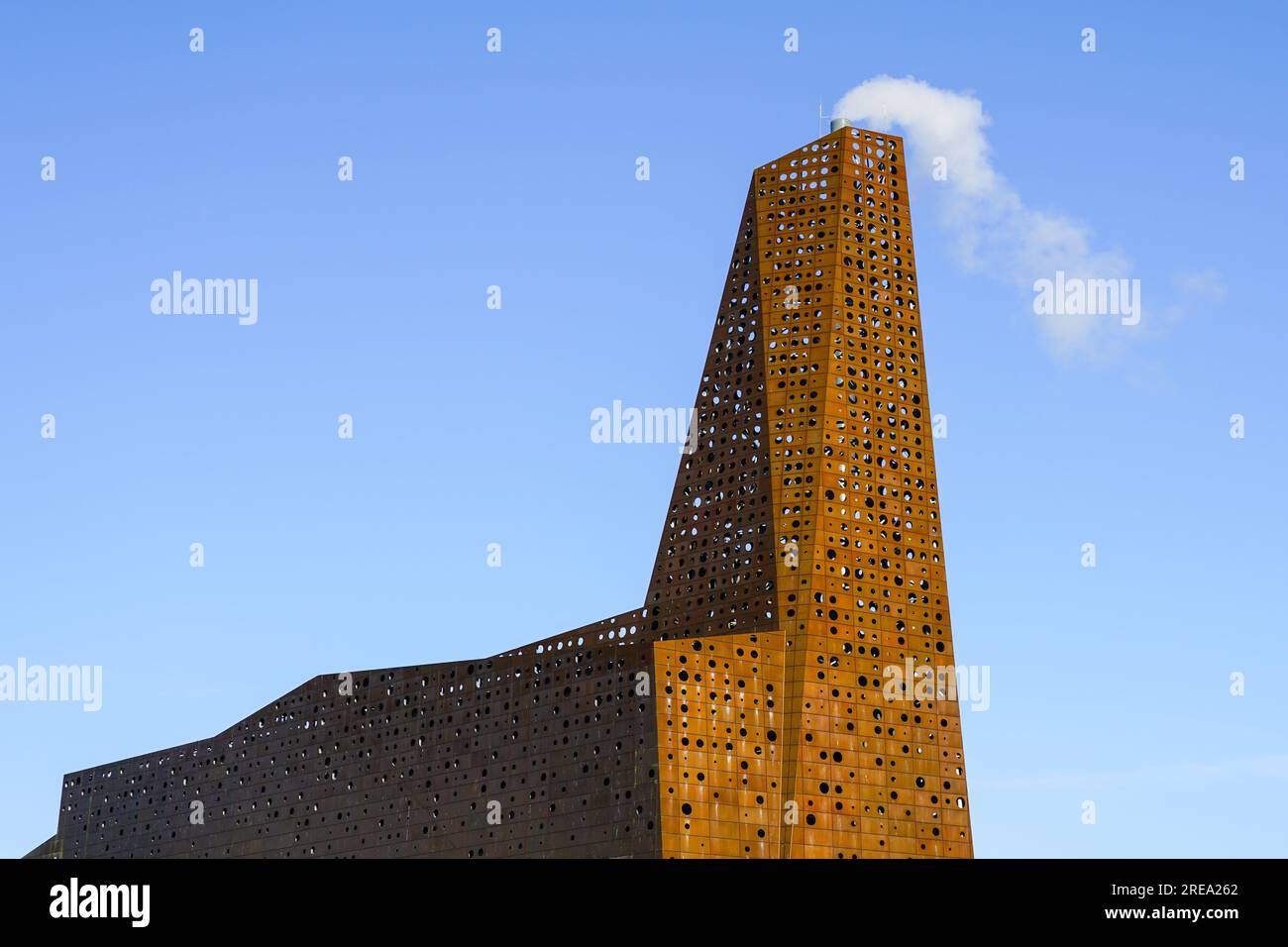 Roskilde, Denmark- May 28, 2023: the waste-to-energy incinerator plant ...