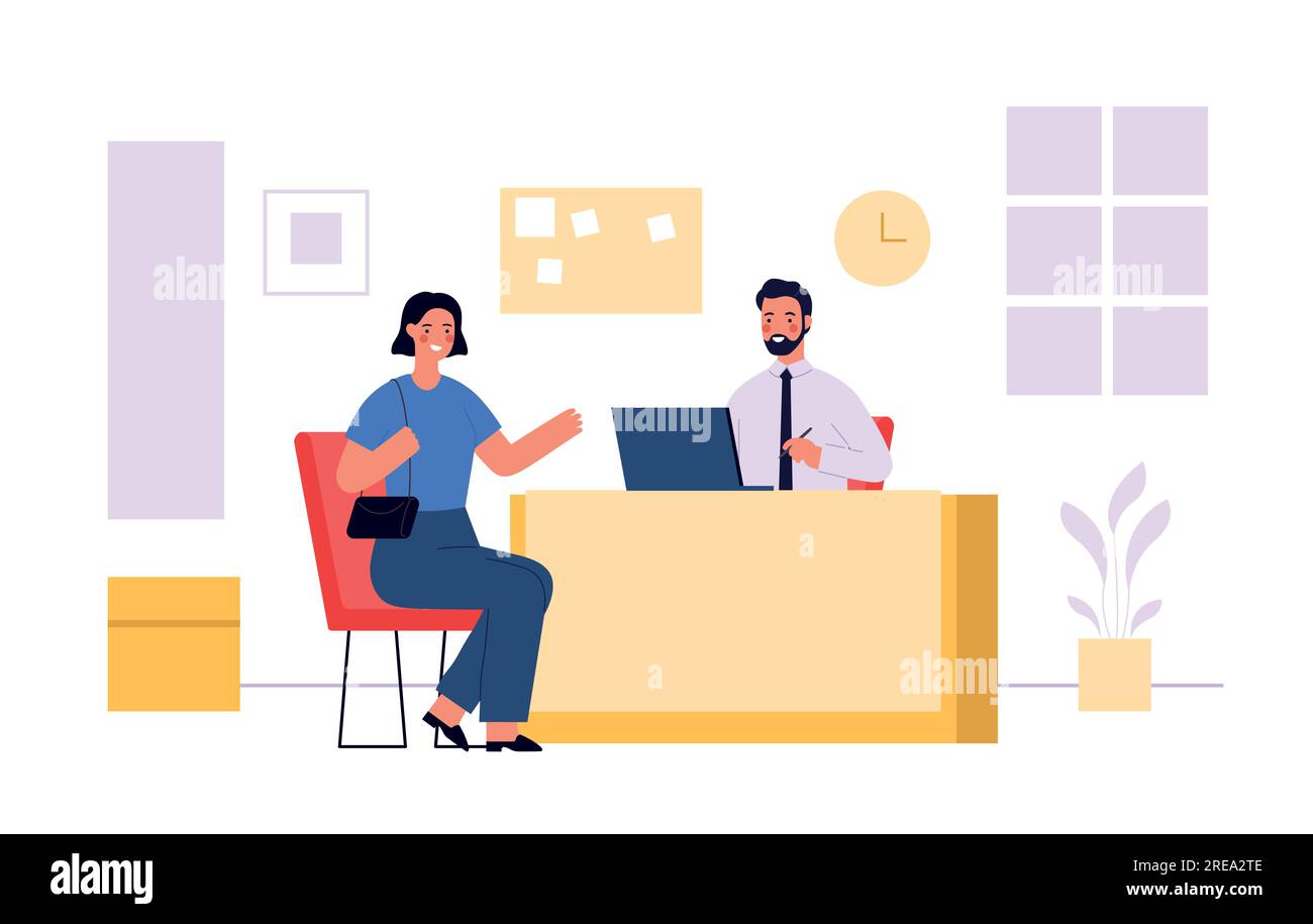 Client service bank reception Cut Out Stock Images & Pictures - Alamy