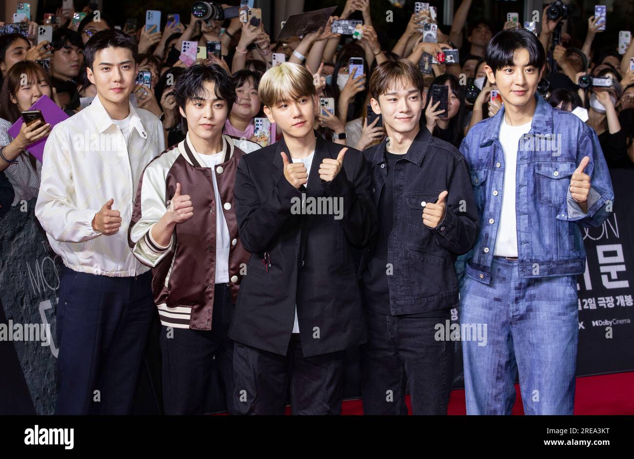 Seoul, South Korea. 25th July, 2023. South Korean members of K-Pop boy ...