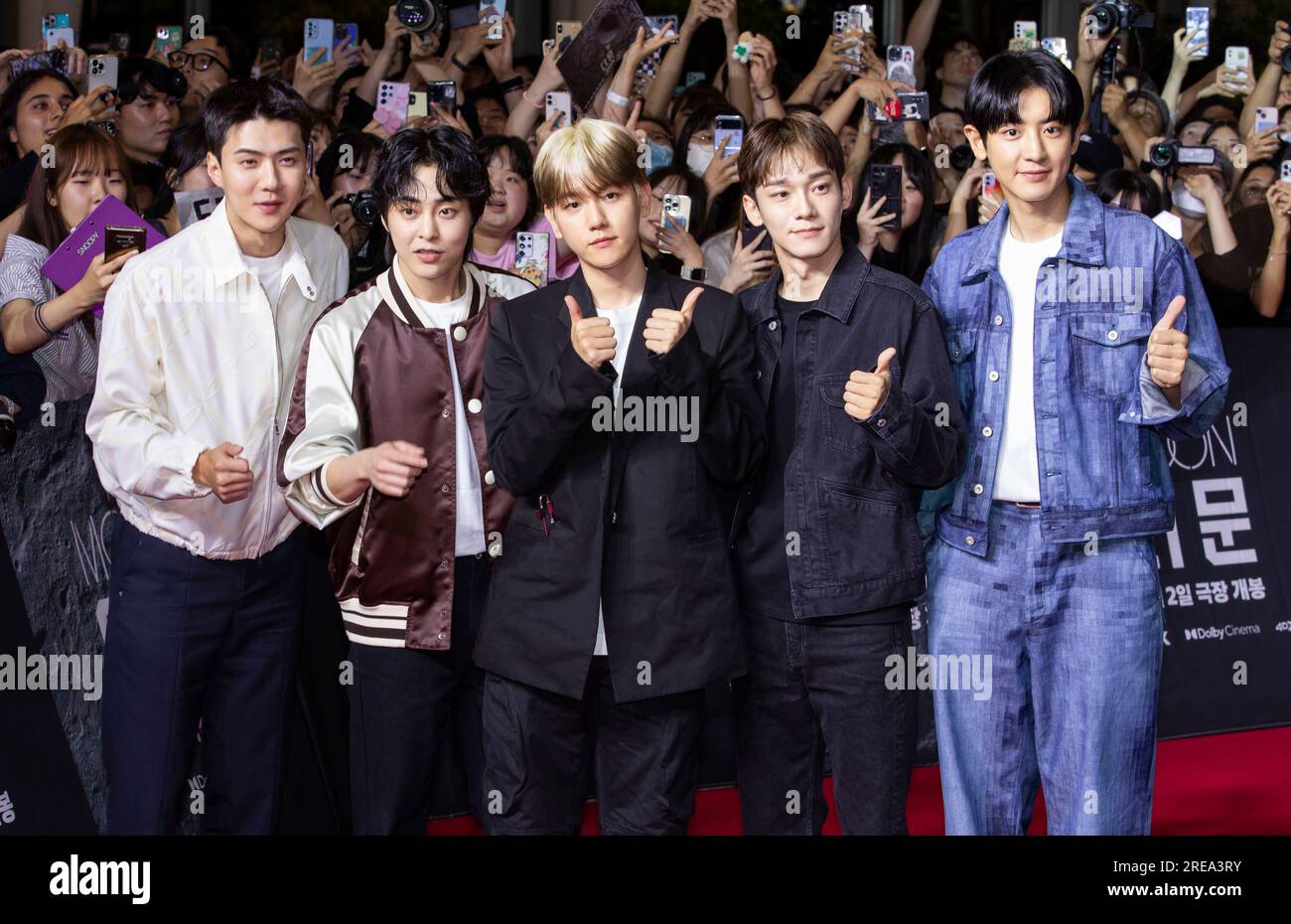 Seoul, South Korea. 25th July, 2023. South Korean members of K-Pop boy ...