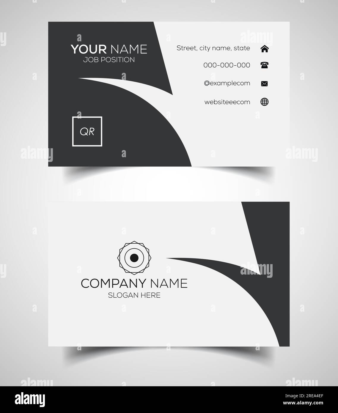 Double Sided Business Cards Template