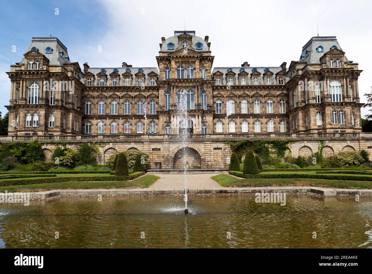The Bowes Museum at Barnard Castle in County Durham, England. The ...