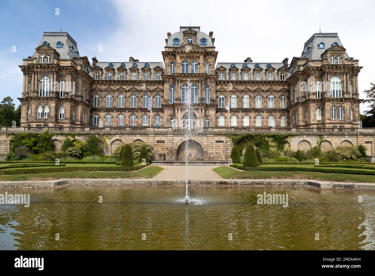 The Bowes Museum at Barnard Castle in County Durham, England. The ...
