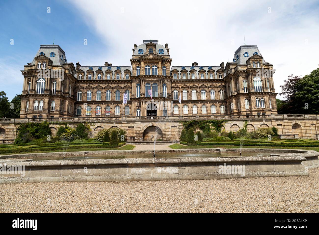 The Bowes Museum at Barnard Castle in County Durham, England. The ...