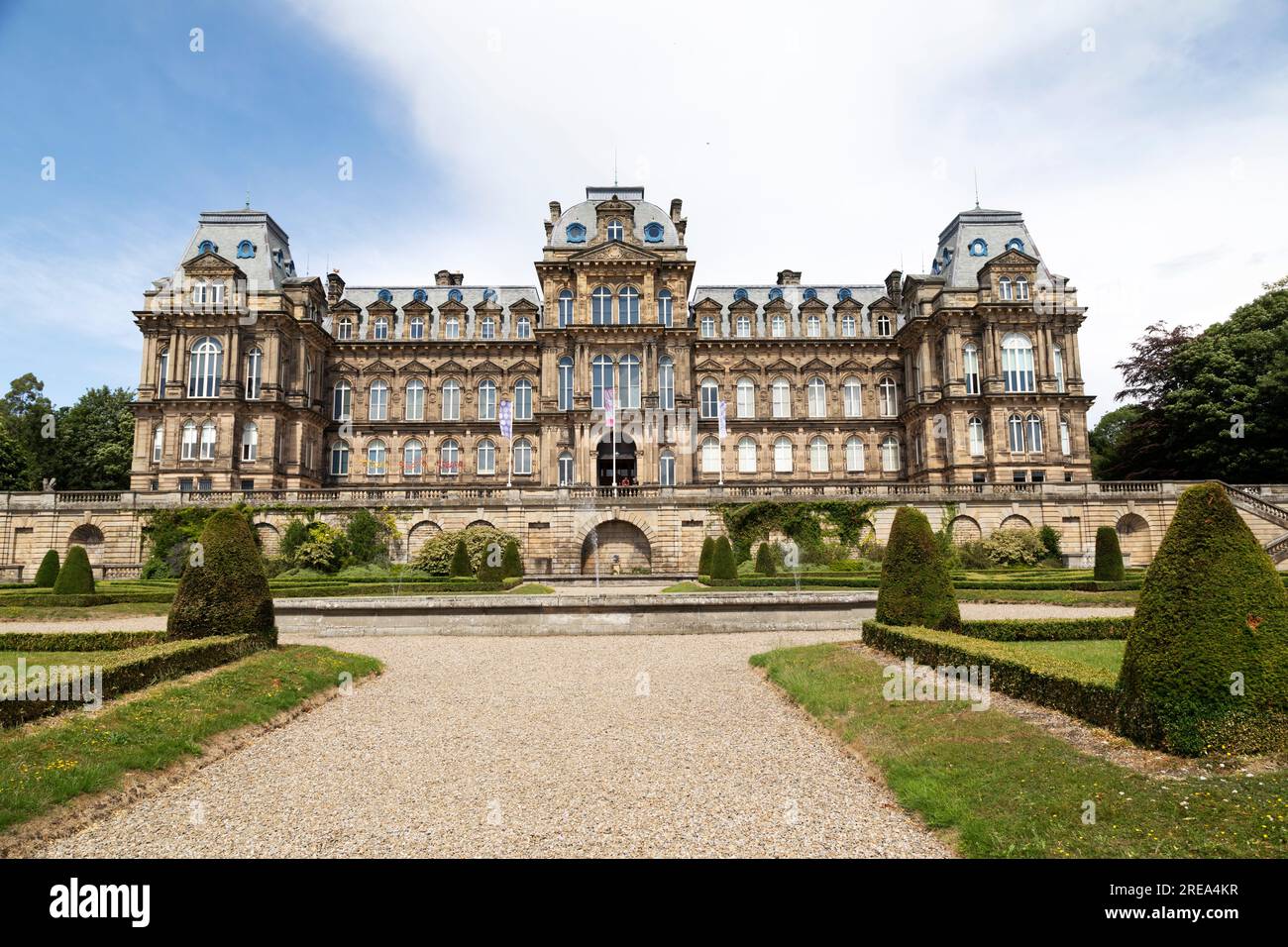 The Bowes Museum at Barnard Castle in County Durham, England. The ...