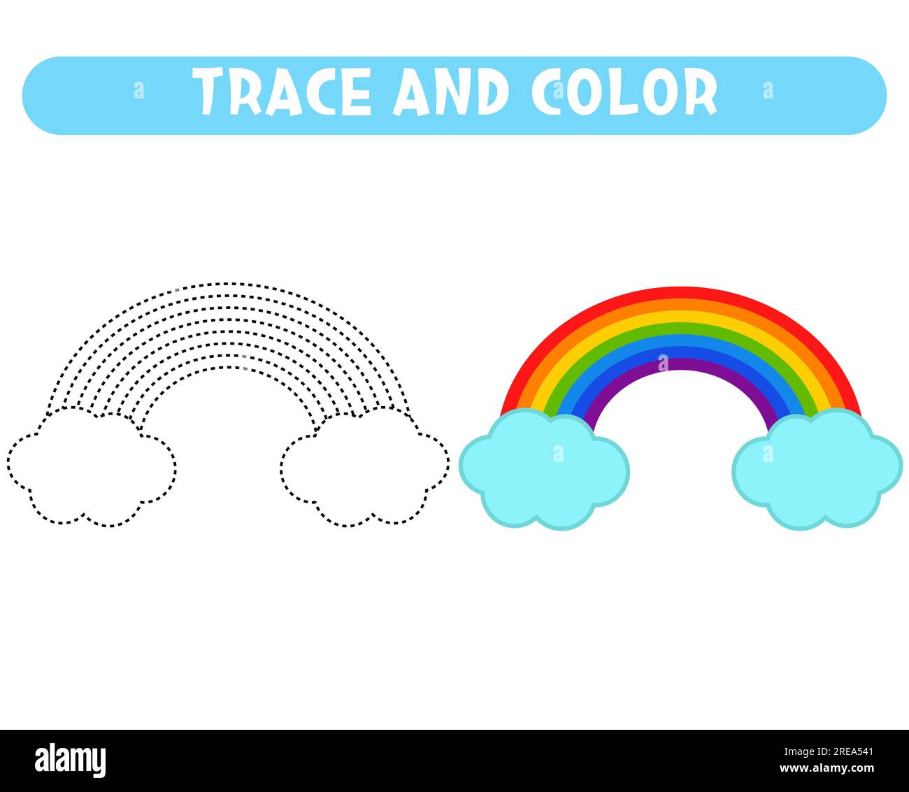 Rainbow dash vector Cut Out Stock Images & Pictures - Alamy
