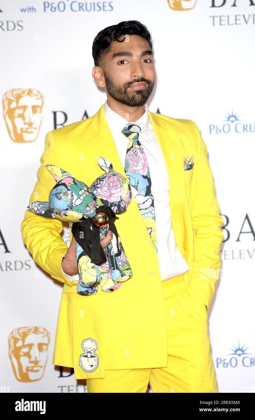 Photo Must Be Credited ©Alpha Press 078237 14/05/2023 Mawaan Rizwan Bafta TV Television Awards ...