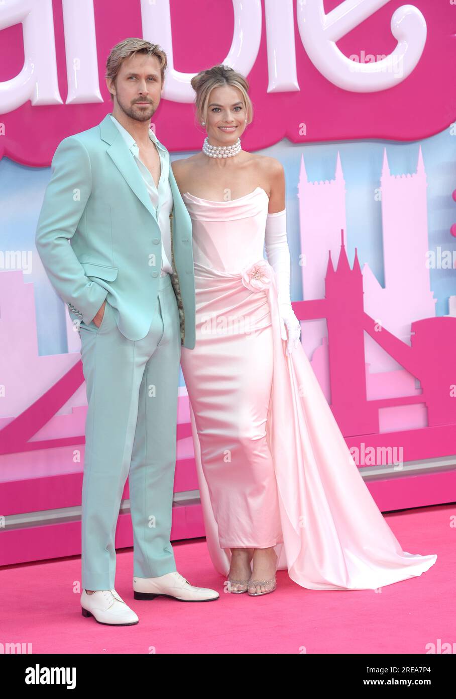Photo Must Be Credited ©Alpha Press 078237 12/07/2023 Ryan Gosling and Margot Robbie at the ...