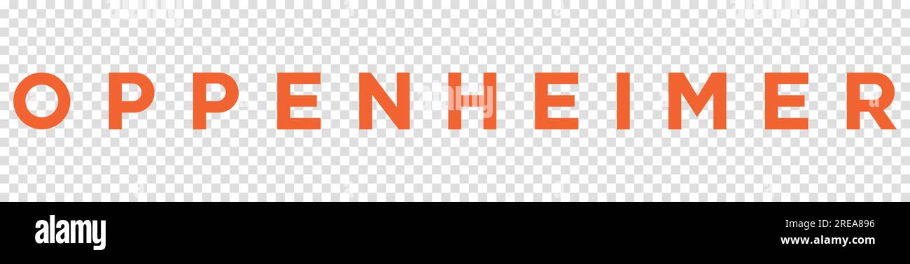 Oppenheimer Movie Vector Logo. Illustration isolated on transparent ...