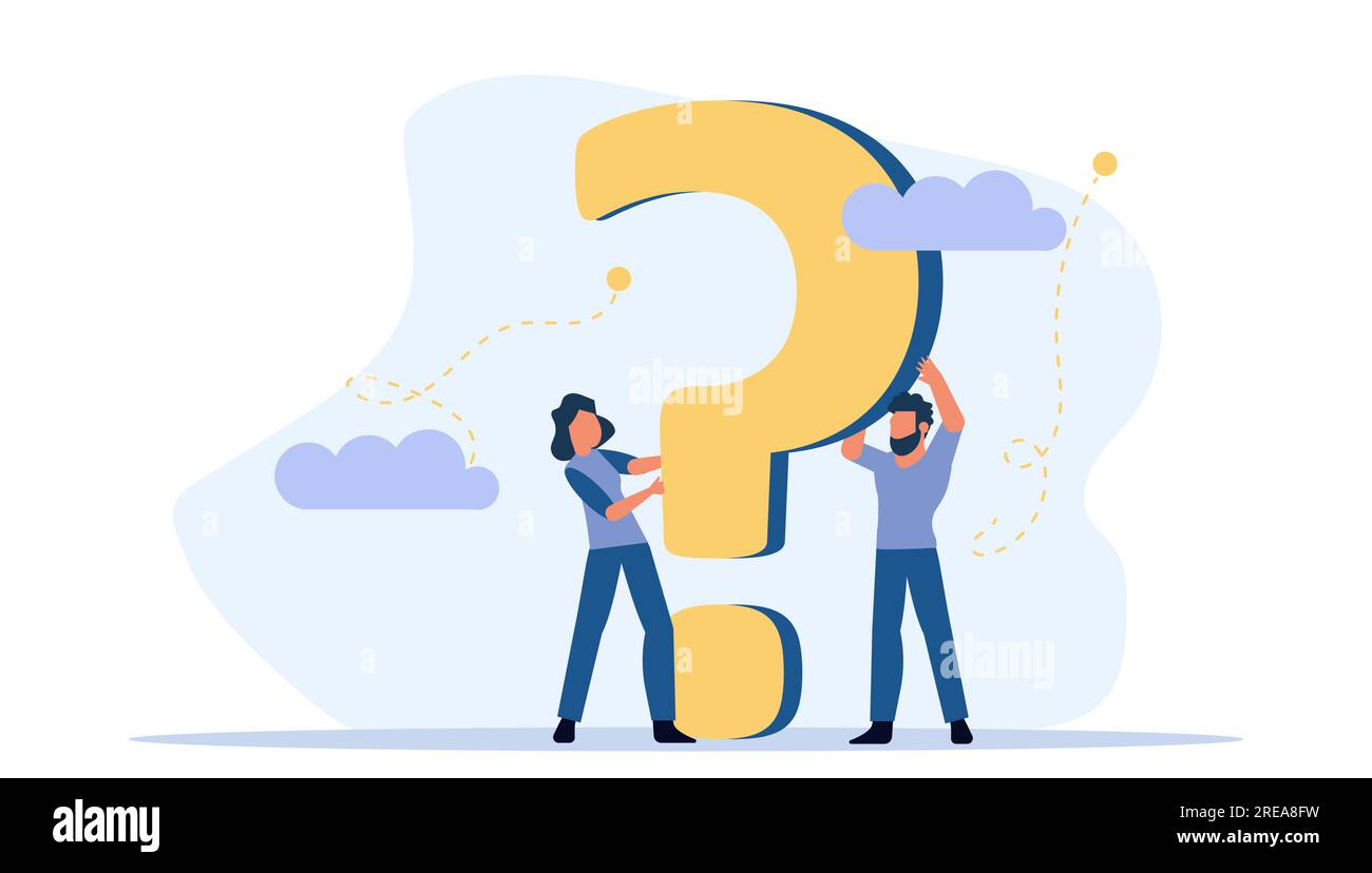 Customer uncertainty Stock Vector Images - Alamy