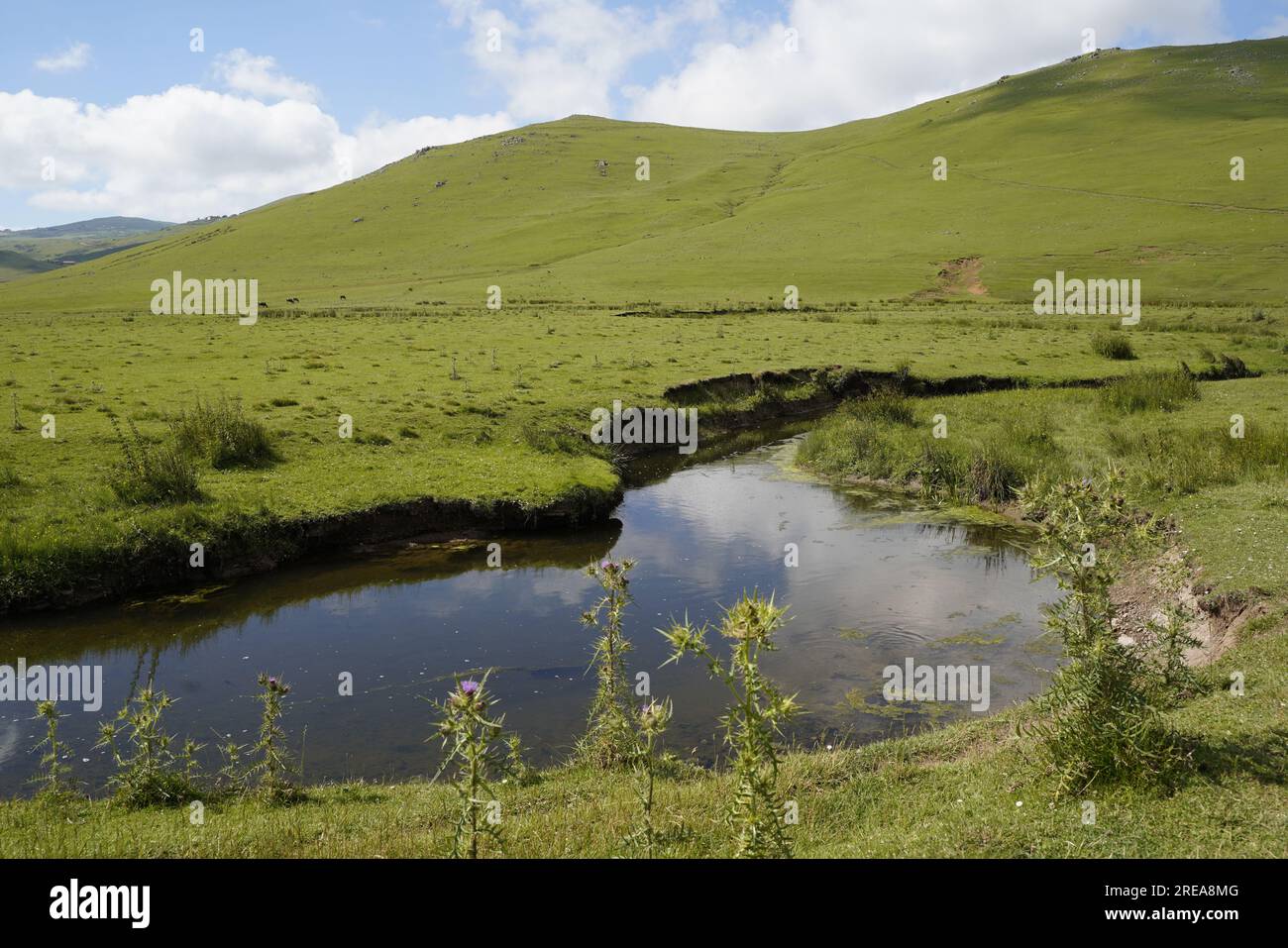 beautiful nature landscape plateau and meanders, background wallpaper ...