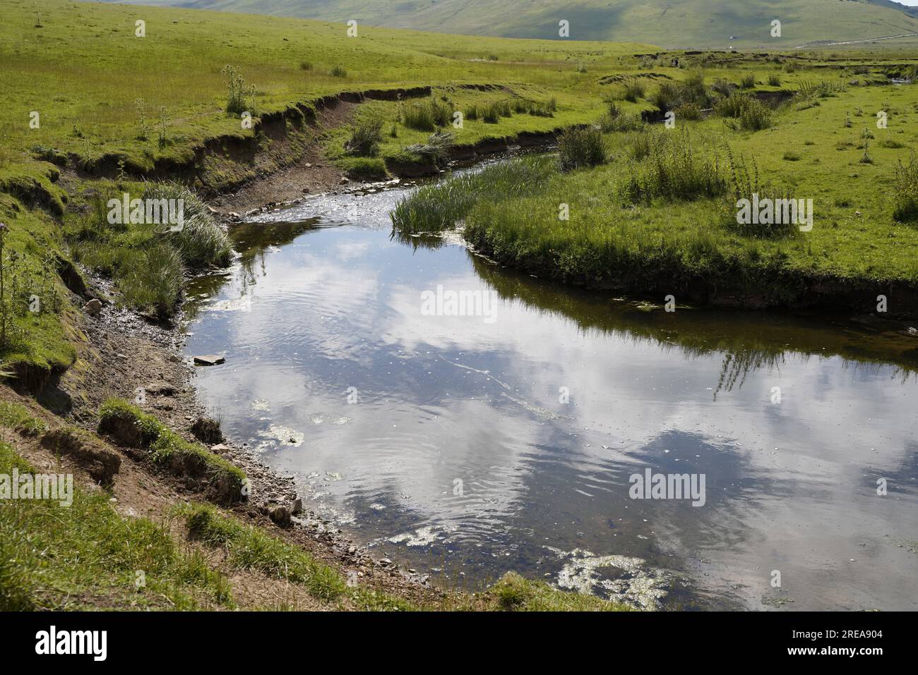 beautiful nature landscape plateau and meanders, background wallpaper ...