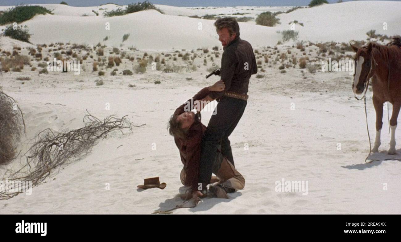 Los Angeles.CA.USA. Clint Eastwood and Bruce Dern in a scene in (C ...