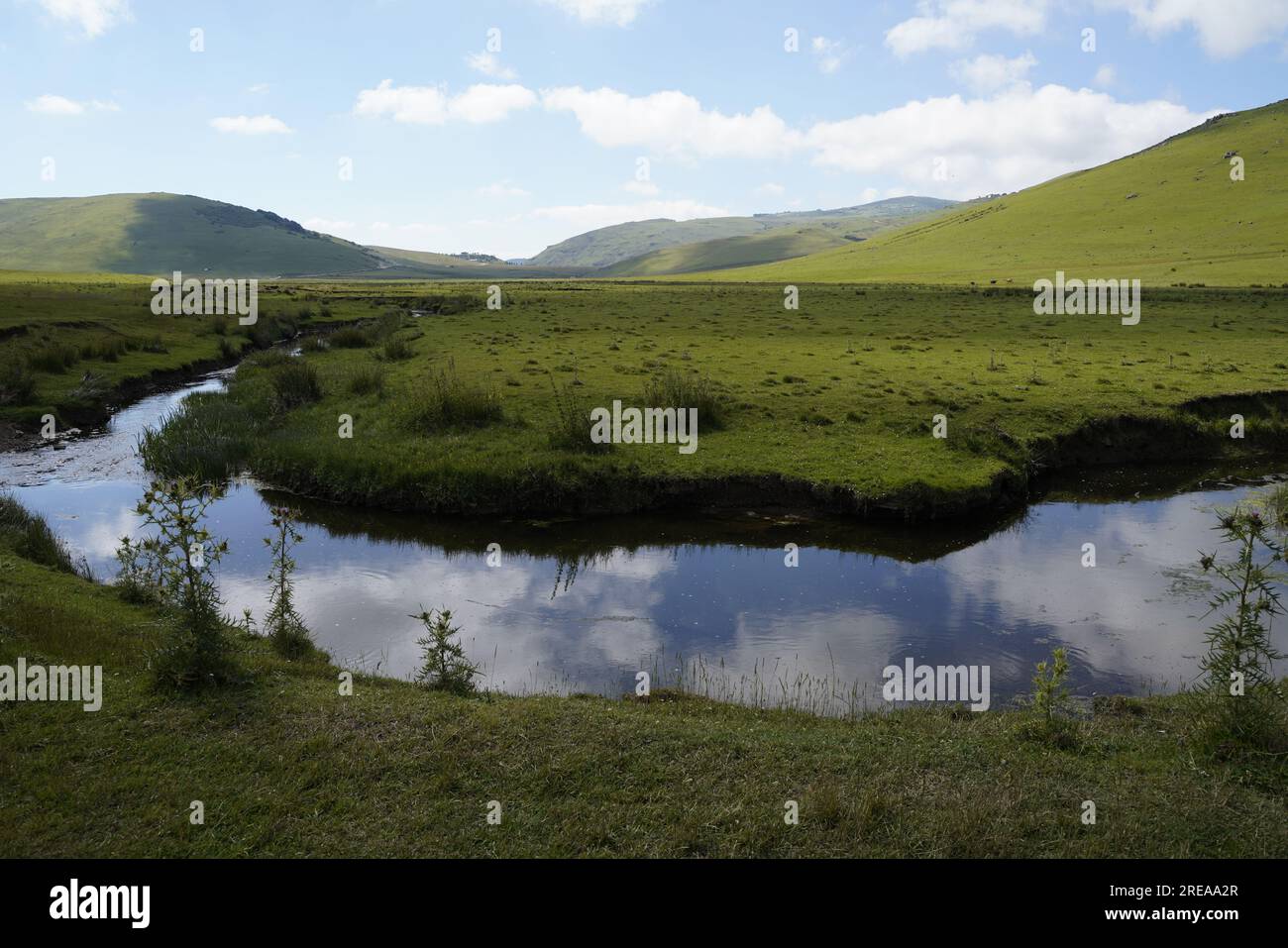 beautiful nature landscape plateau and meanders, background wallpaper ...