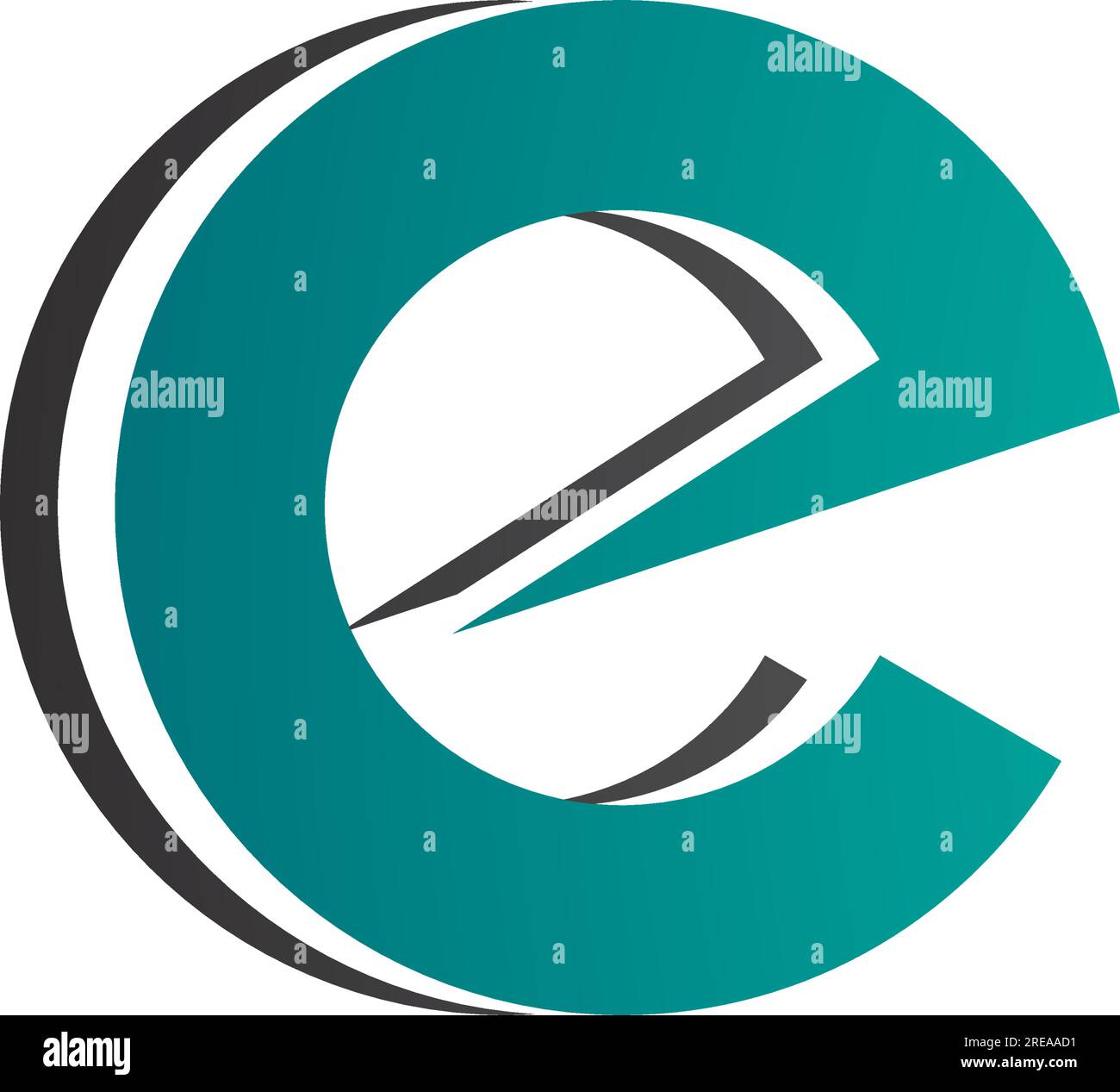 Persian Green and Black Round Layered Lowercase Letter E Icon on a ... Persian Green and Black Round Layered Lowercase Letter E Icon on a ...