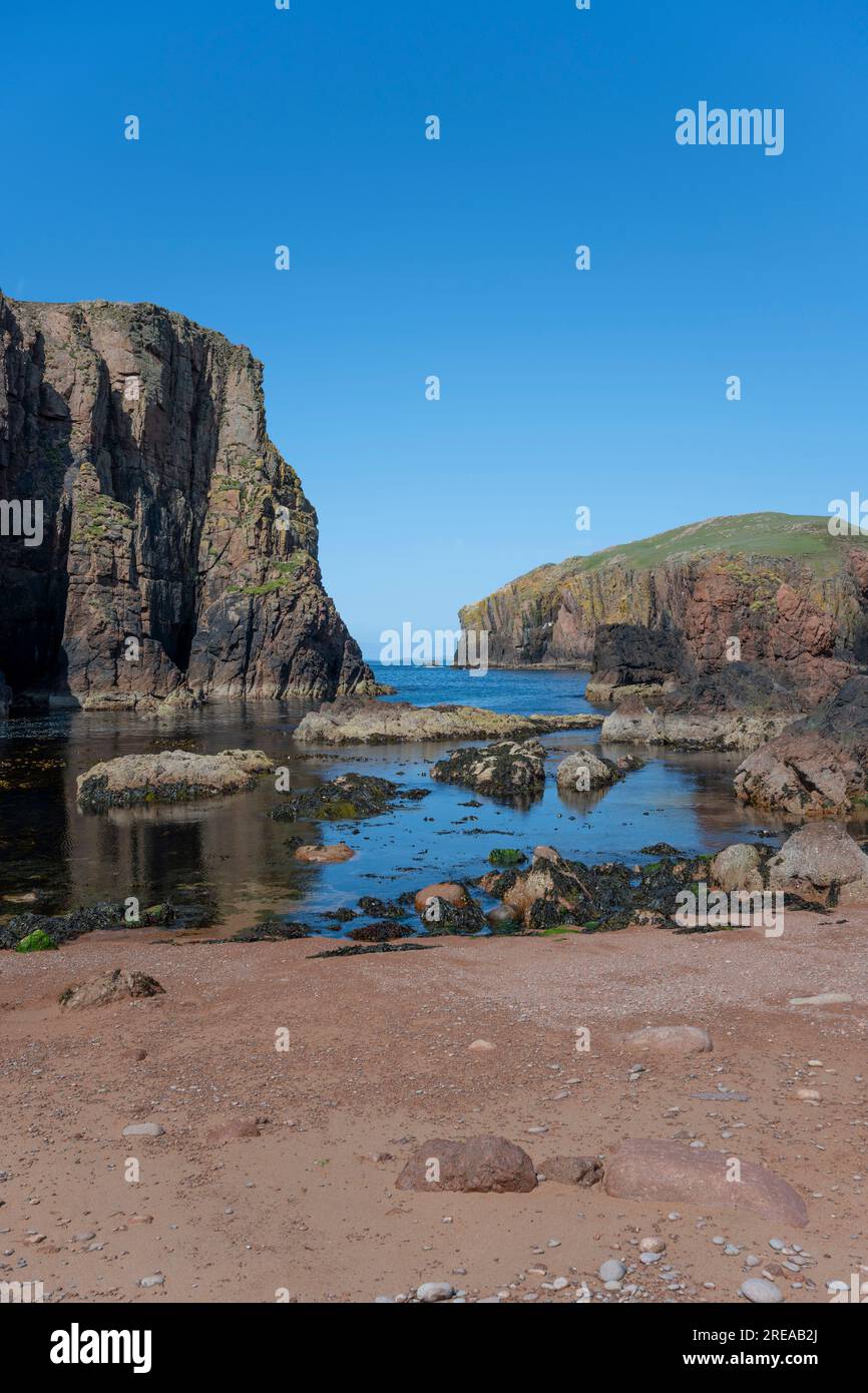 North Ham on Muckle Roe, Mainland, Shetland, Scotland, UK Stock Photo ...