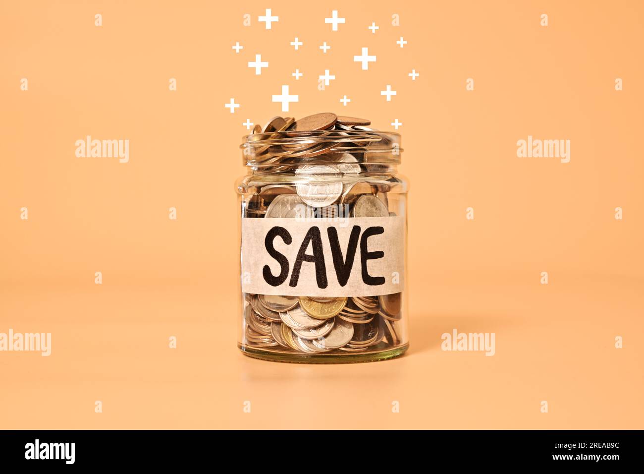 financial symbols financial saving money. Financial background with ...
