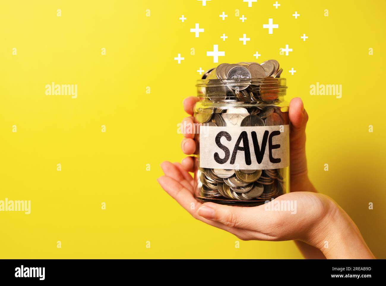 financial symbols financial saving money. Financial background with ...