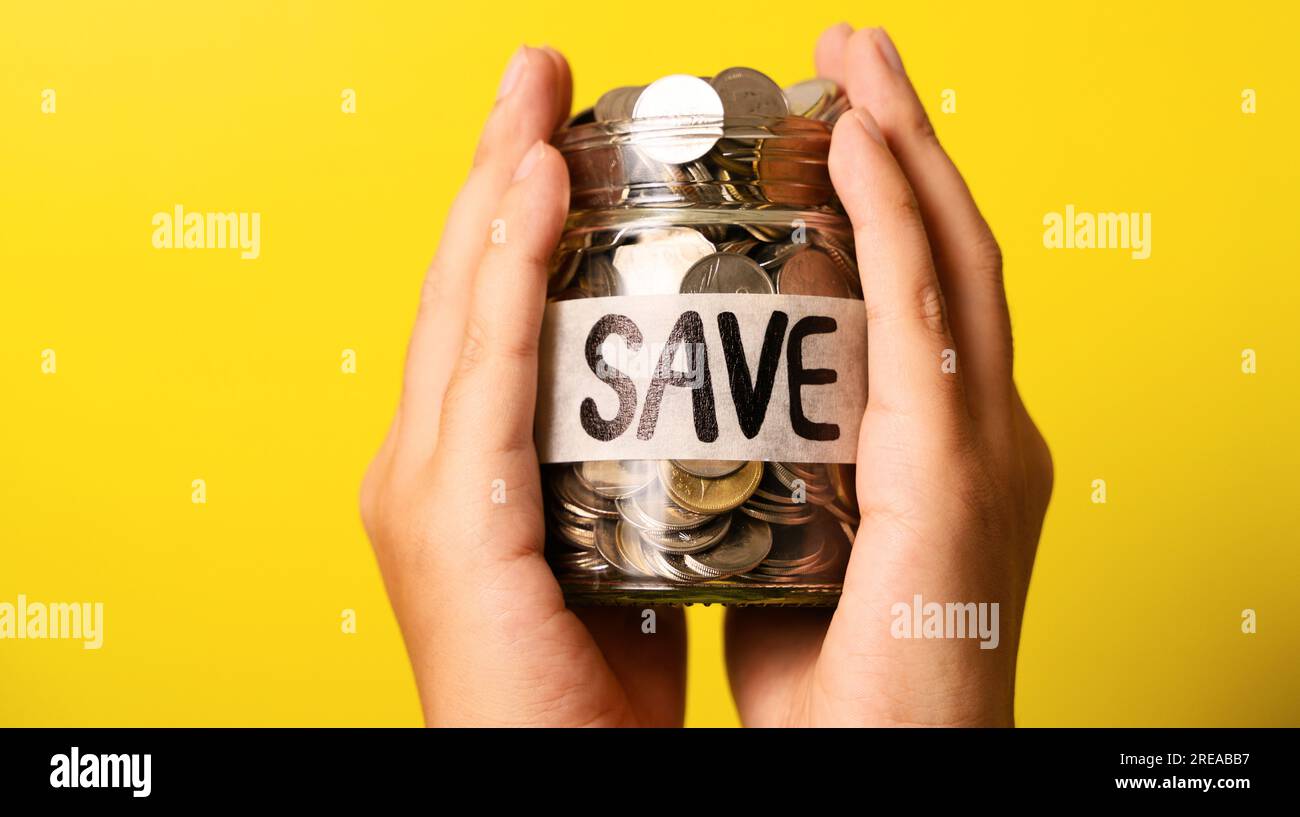 financial symbols financial saving money. Financial background with ...