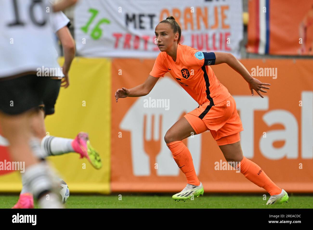 Tubize, Belgium. 24th July, 2023. Rosa Van Gool (6) of The Netherlands pictured during a female ...