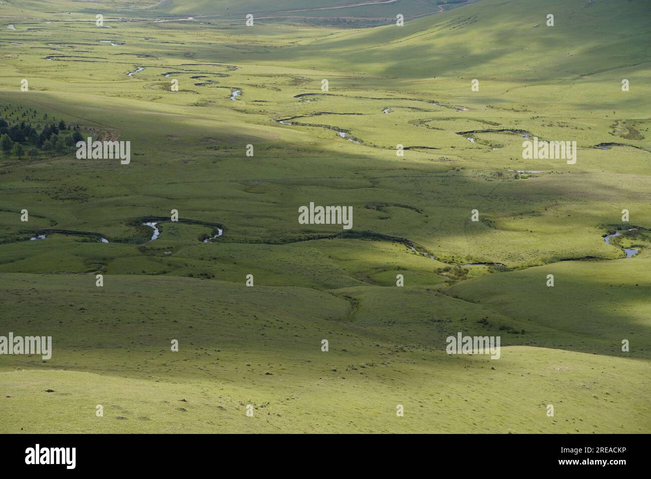 beautiful nature landscape plateau and meanders, background wallpaper ...