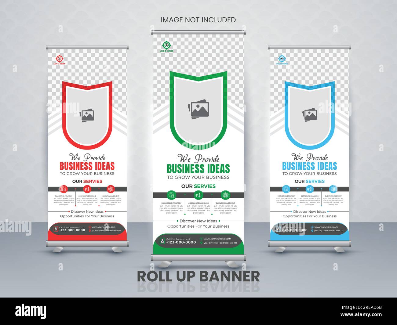 Business Roll up banner design Stock Vector Image & Art - Alamy