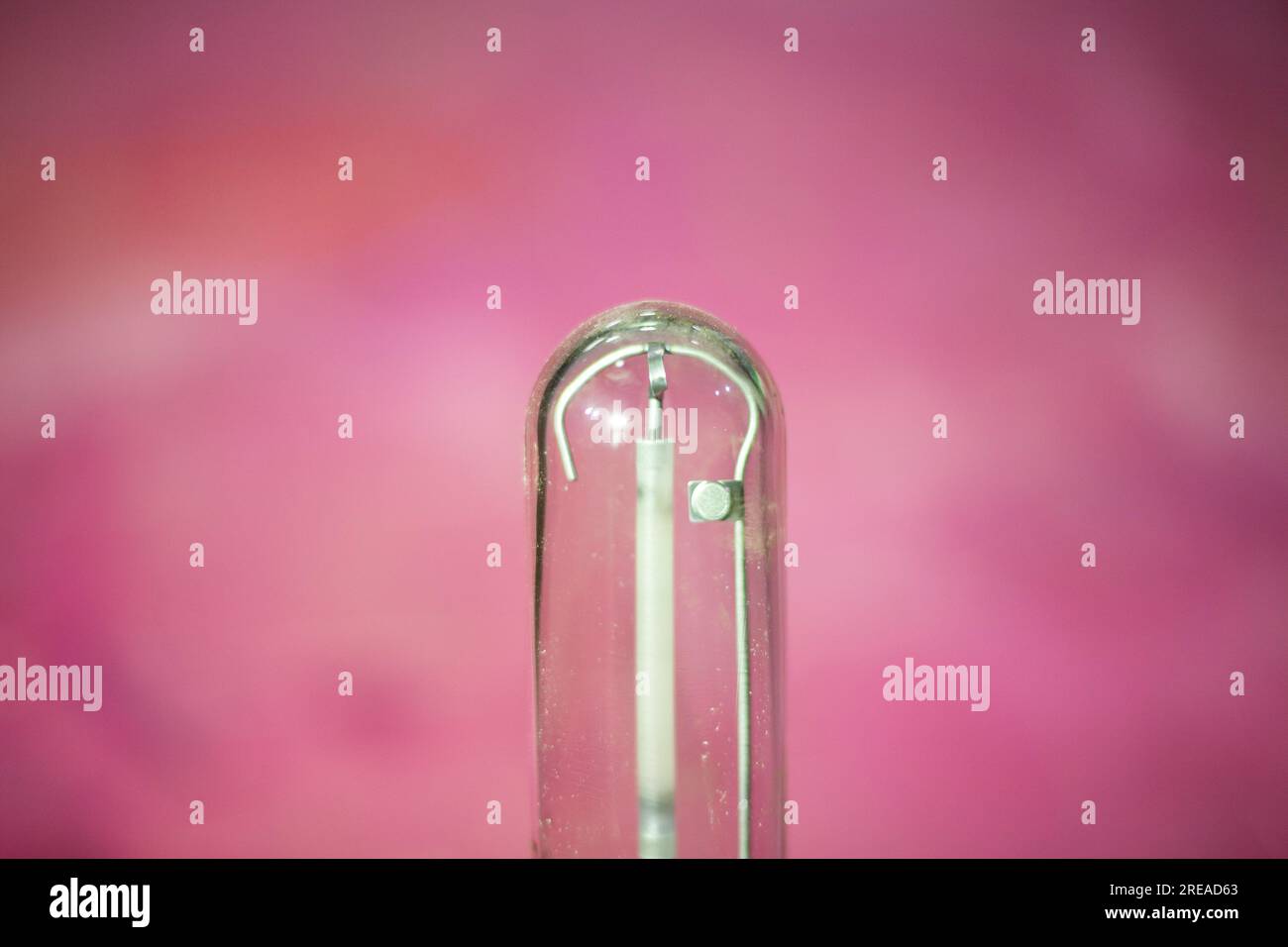 Glass flask. Bulb. Glass in light. Device for laboratory Stock Photo ...