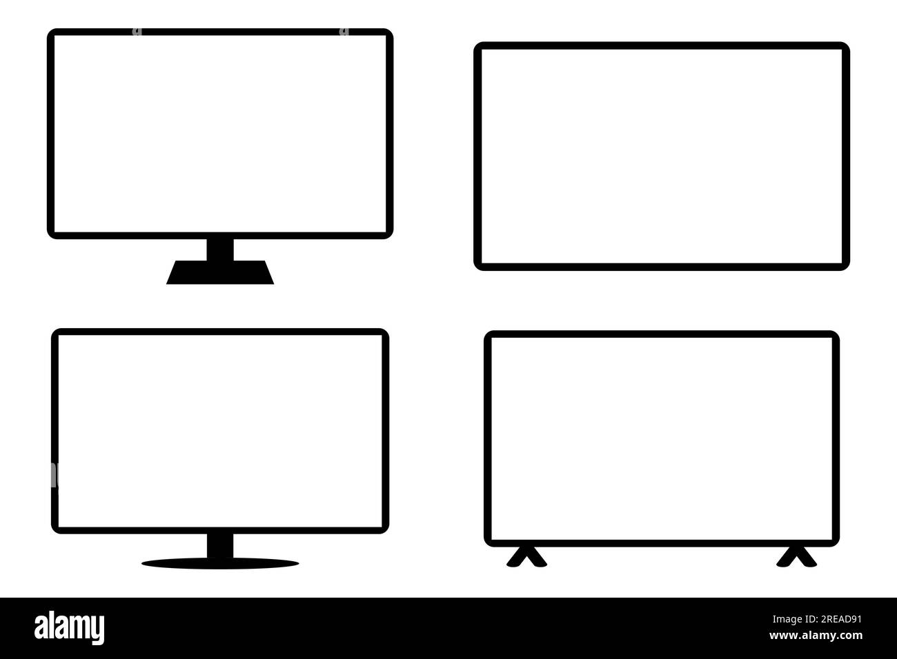 Tv models Stock Vector Images - Alamy