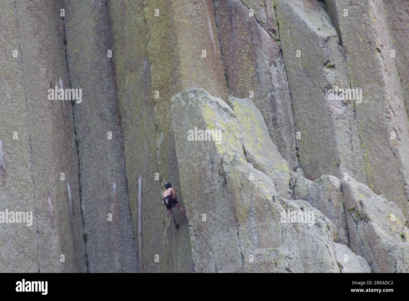 Scaling devils tower hi-res stock photography and images - Alamy