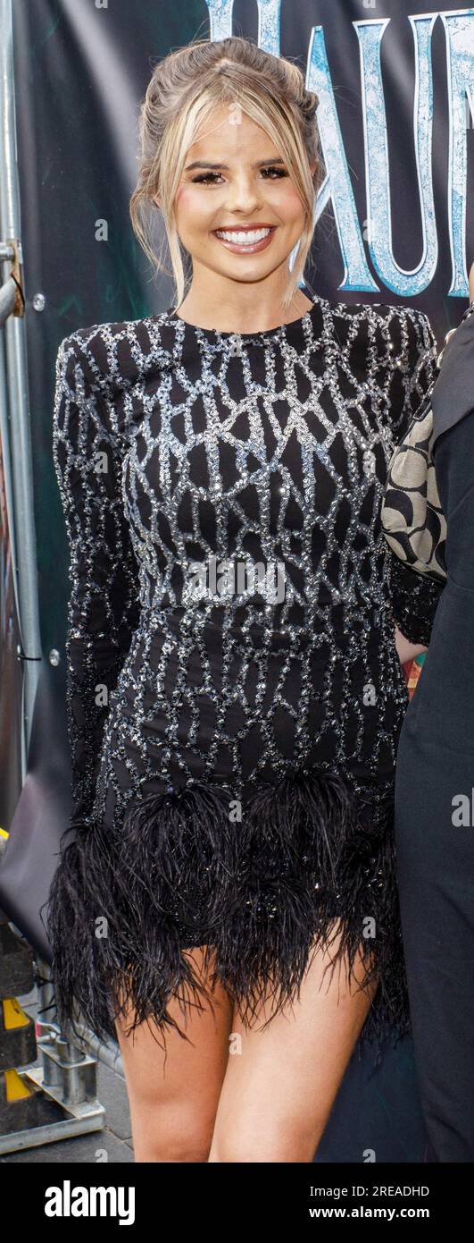 London, UK. Milli Jo Mcloughlin at the Haunted Mansion premiere ...